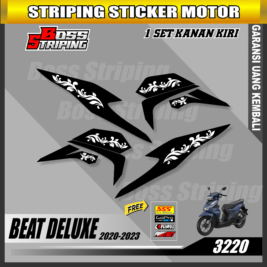 Jual Striping Beat CBS DELUXE Beat New 2020 2021 2022 2023 sticker full ...