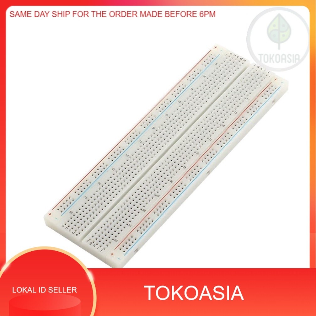 Jual (Local Stock) MB-102 MB 102 Solderless Breadboard 830 Point PCB Bread Board | Shopee Indonesia