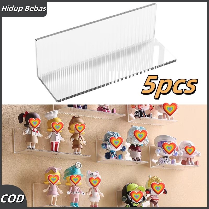 Jual 5pcs Action Figure Display Rack Akrilik / Blind Box Bricks Kotak ...