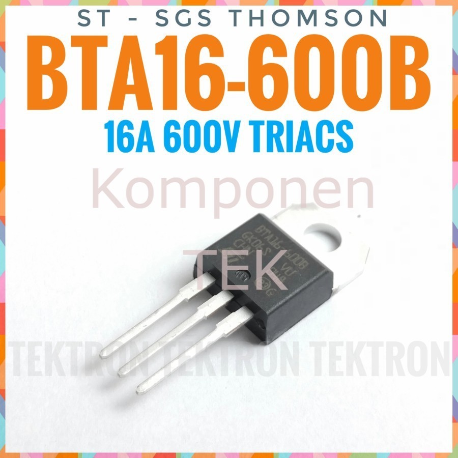 Jual ST BTA16 600V 16A BTA16-600B TRIACS TRIAC ASLI ORI | Shopee Indonesia