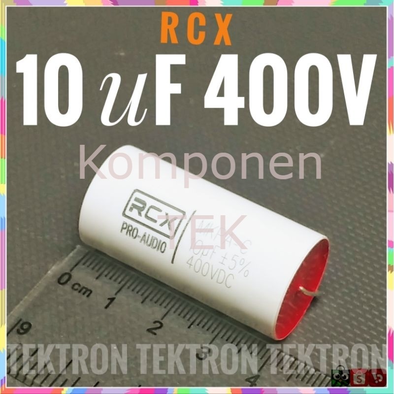 Jual RCX 10uF 400V Audio Axial Capacitor Crossover BP NP Bipolar ...