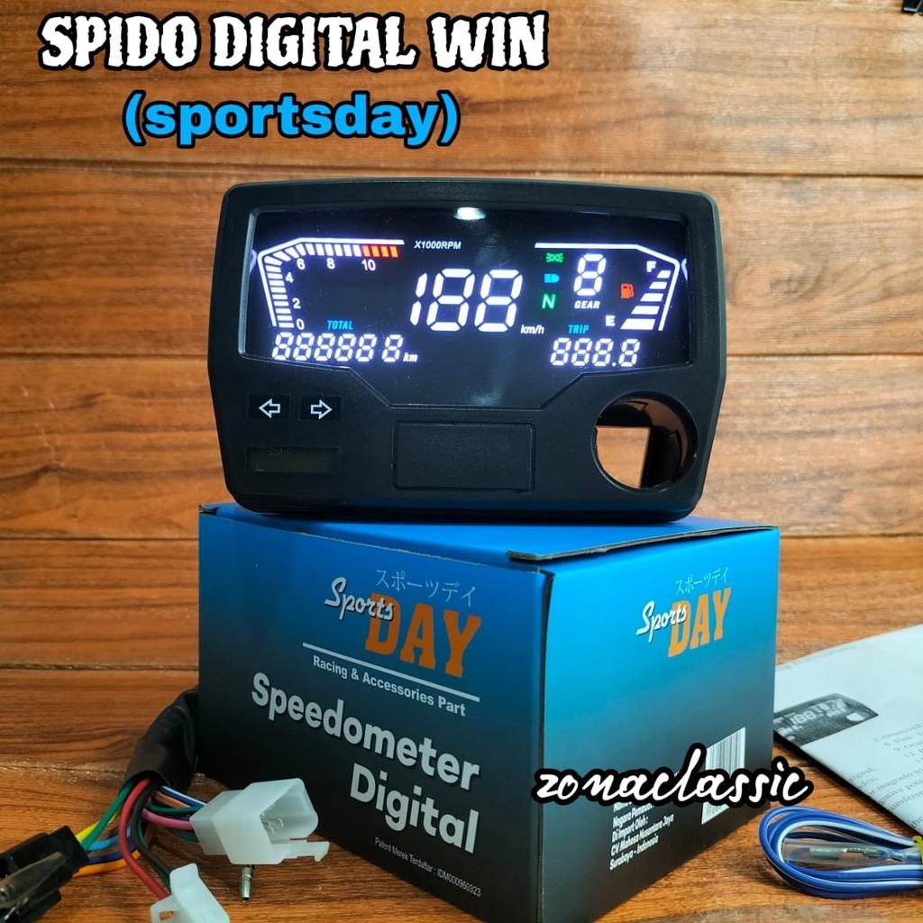 Jual PROMO MURAH BERKUALITAS Speedometer Win Digital Spedo Win100 ...
