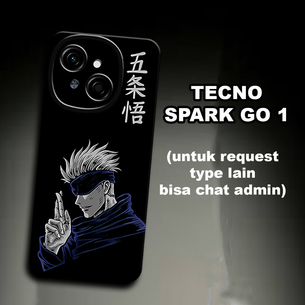 Jual CC7/ Softcase karet lentur untuk TECNO SPARK GO 1/Motif karakter ...