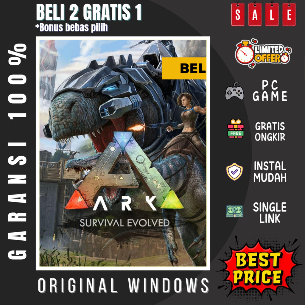 Jual ARK SURVIVAL EVOLVED EXPLORERS EDITION - GAME PC - GAME LAPTOP ...