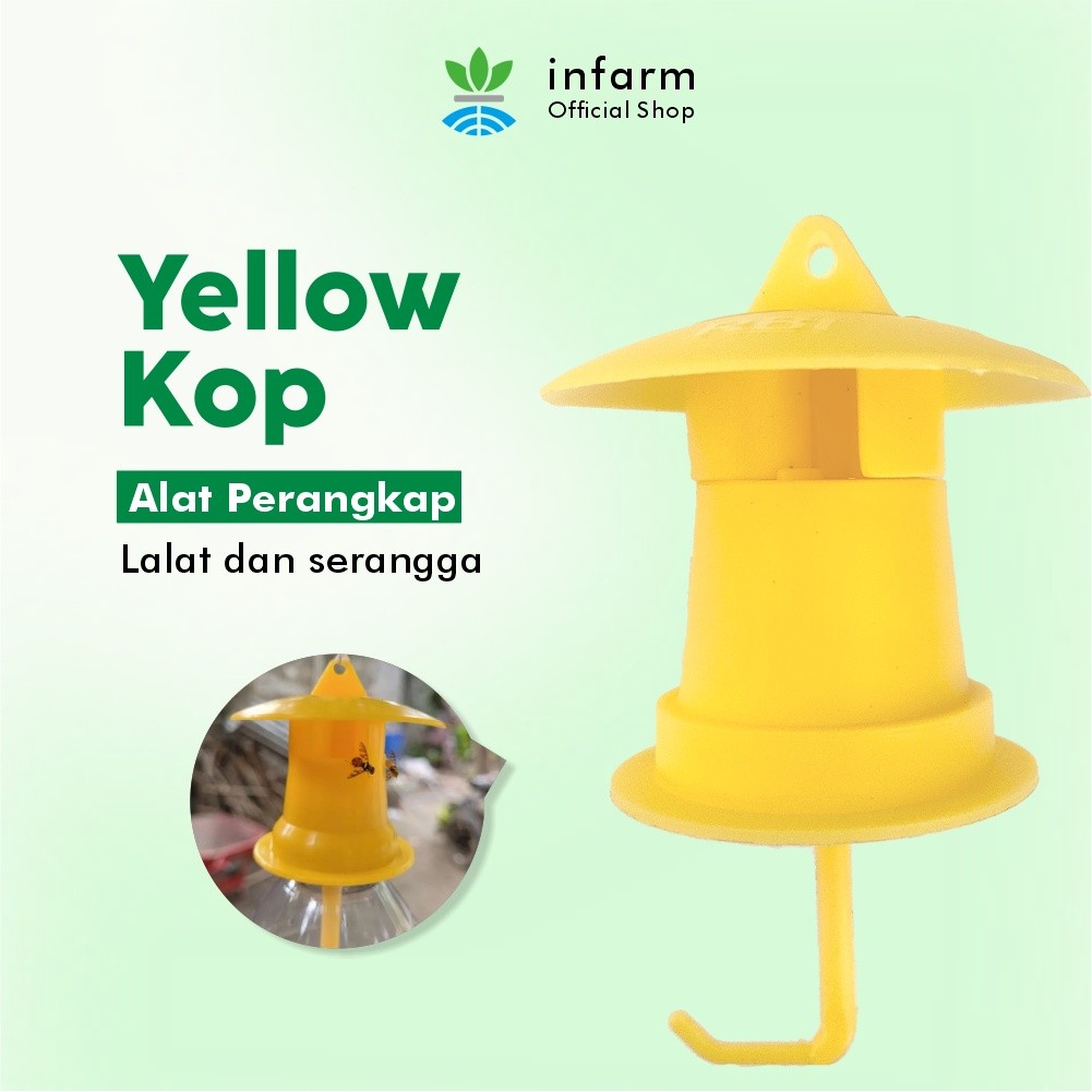 Jual INFARM - Perangkap Lalat Buah Yellow Kop Bentuk Tutup Botol, Alat ...