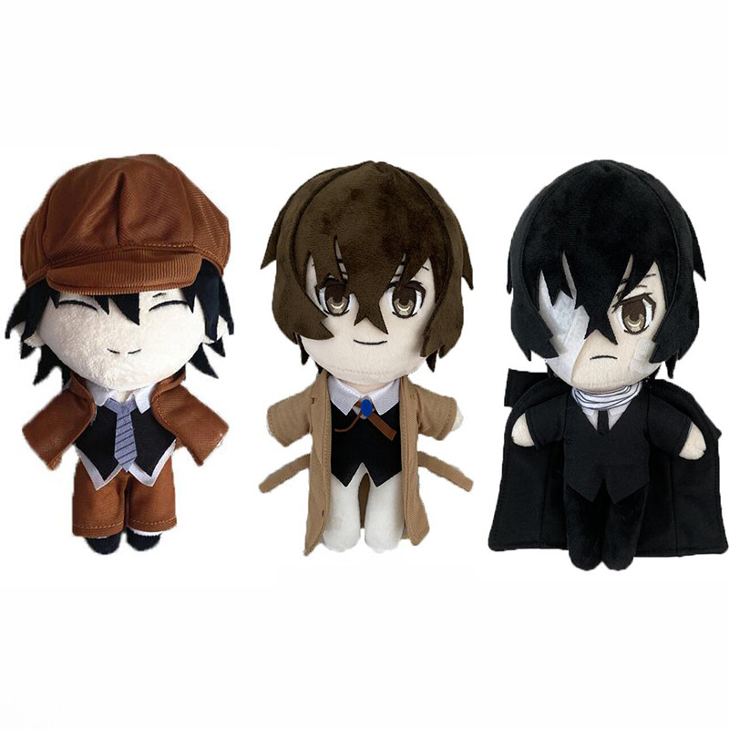 Jual Anime Dazai Osamu Plush Doll Standing Version Bungou Stray Dogs ...