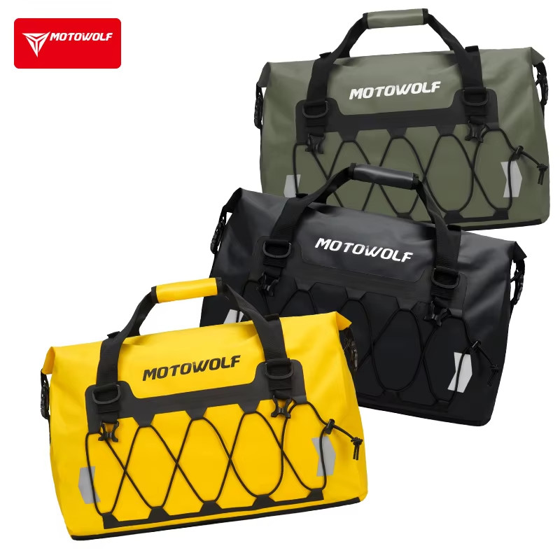 Jual MOTOWOLF Motorcycle Touring Tailbag MB4 PVC Waterproof Travel Bag ...