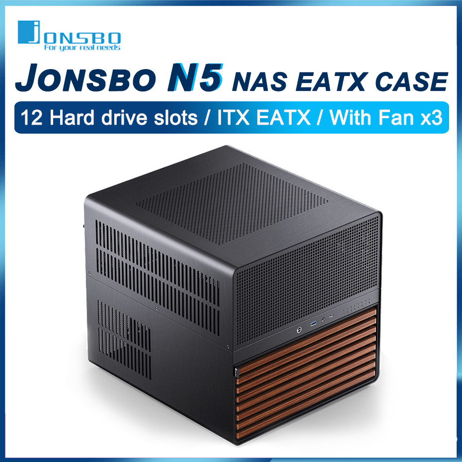Jual JONSBO N5 NAS EATX Case Support ITX/M-ATX/ATX/E-ATX Motherboards ...