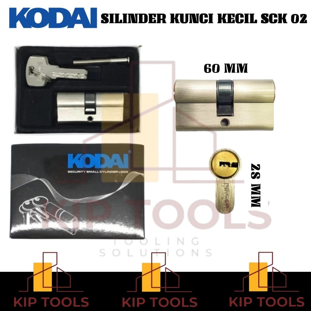 Jual Silinder Kunci Pintu Kuningan SCK02 / Cylinder Lock Pintu Kecil ...