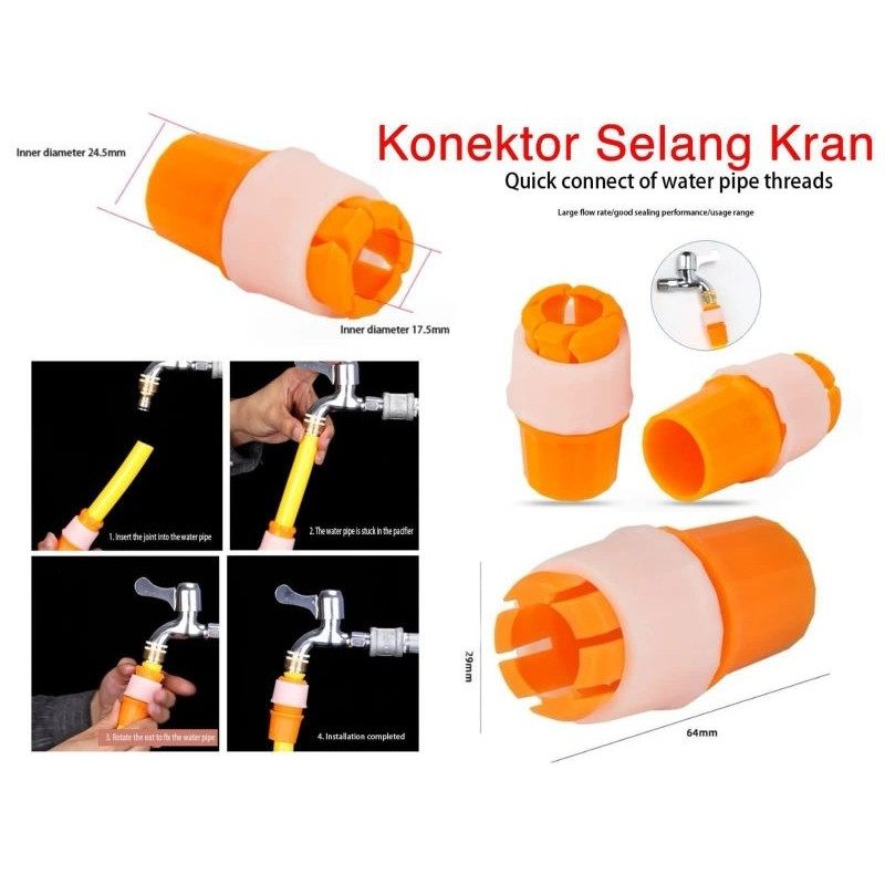 Jual Adaptor Coupling untuk Kran Air /Sambungan Kran Air/Konektor ...