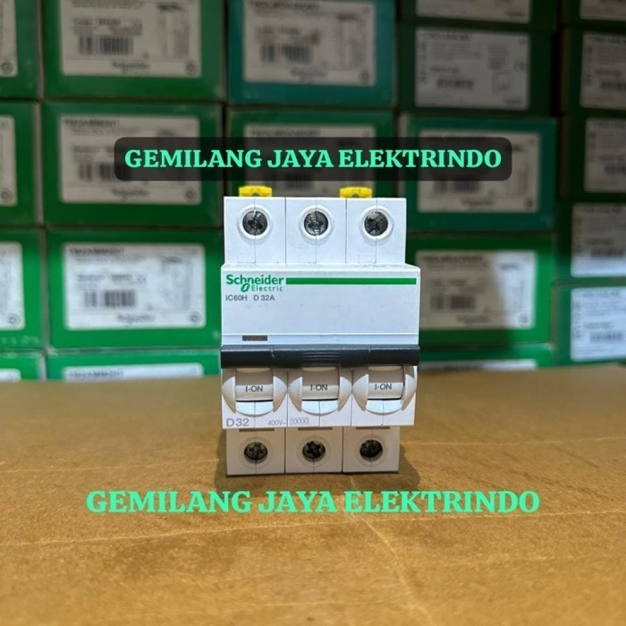 Jual MCB SCHNEIDER iC65N 3P 10A KURVA D SCHNEIDER A9F19310 6KA ORIGINAL NEW | Shopee Indonesia