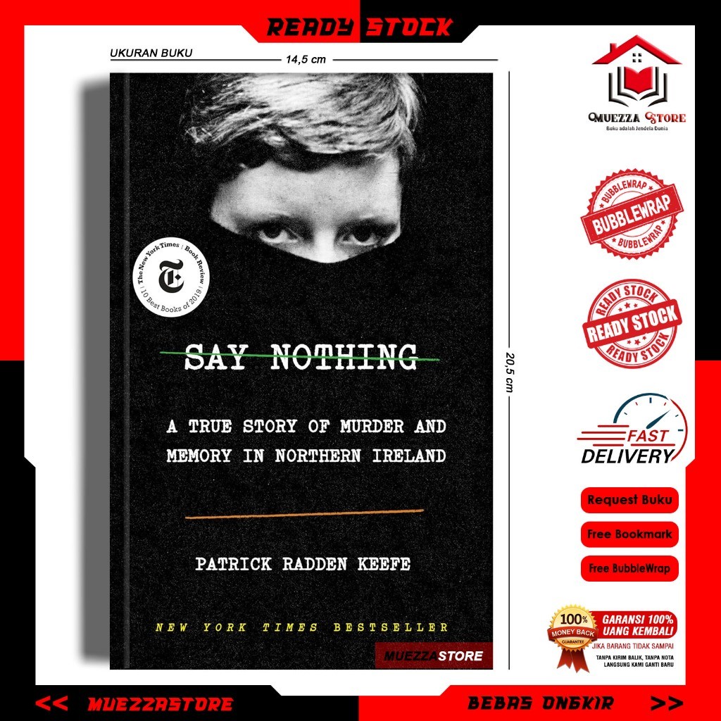 Jual Say Nothing by Patrick Radden Keefe (English/Indonesia) | Shopee ...