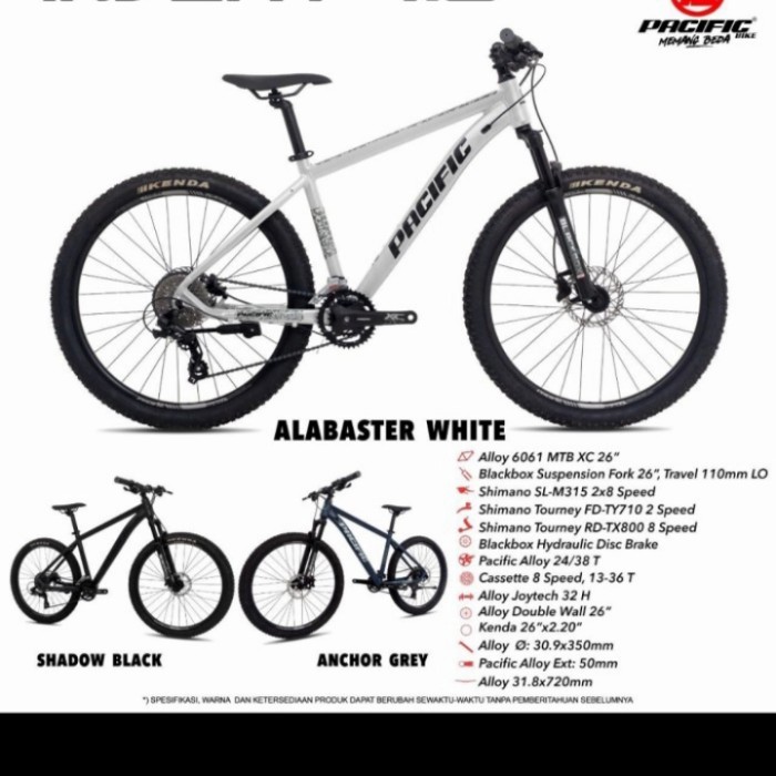 Jual sepeda gunung mtb pacific invert 4.0 26 inch | Shopee Indonesia