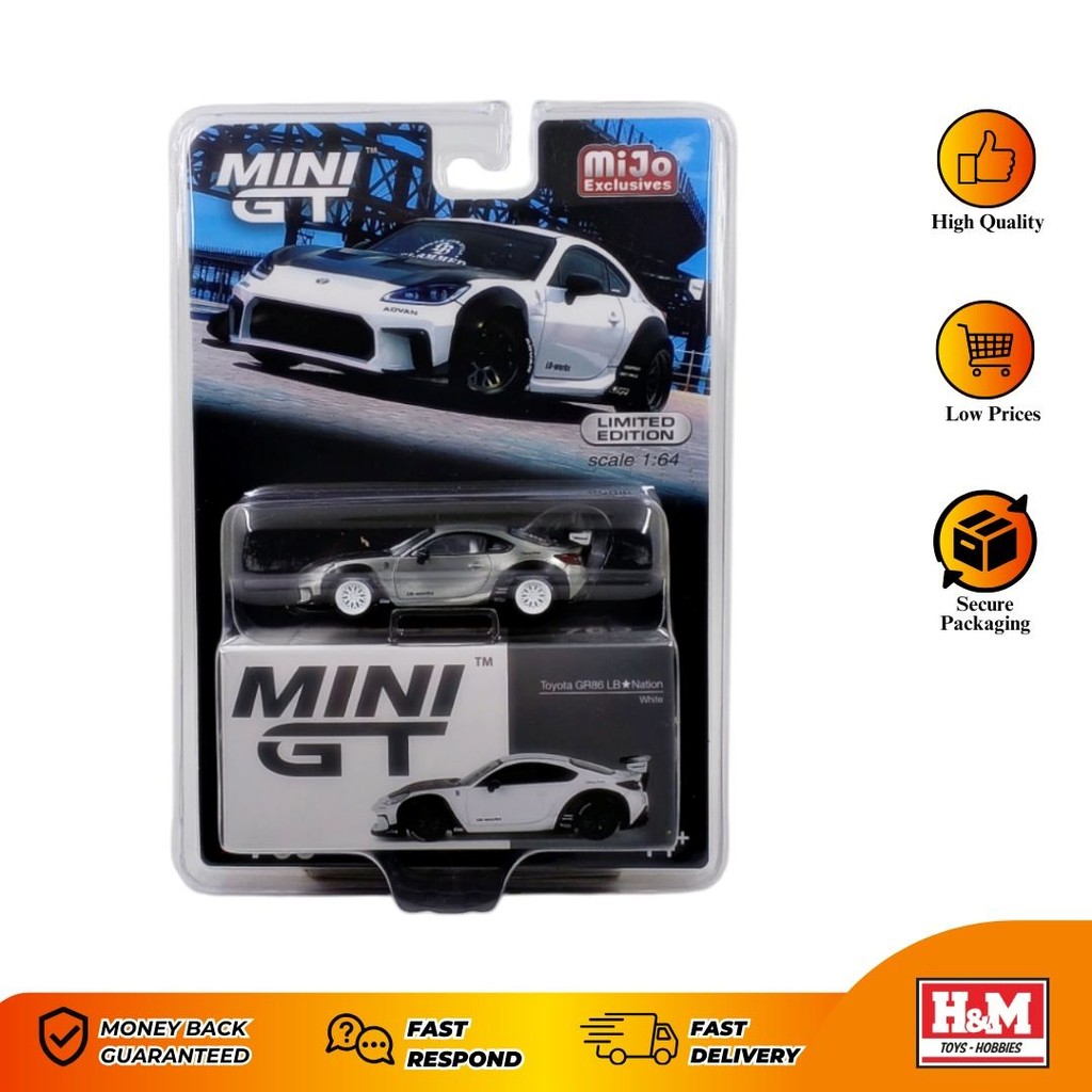 Jual Mini GT 1/64 CHASE Toyota GR86 LB Nation White | Shopee Indonesia