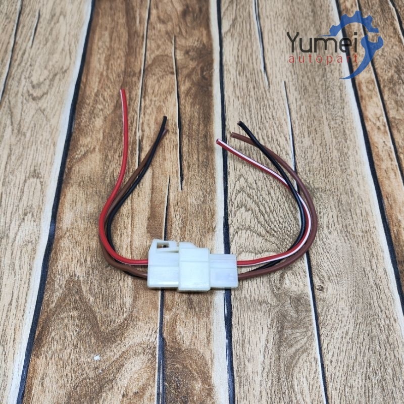 Jual SOCKET KONEKTOR KABEL 3 PIN BESAR NYLON KABEL TEBAL / SOKET SAMBUNG KABEL MOTOR MOBIL ...