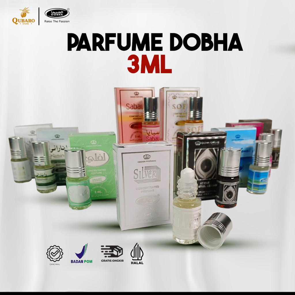 Jual PARFUM ARAB DOBHA ORIGINAL NON ALKOHOL ROLL 3ML / PARFUM ARAB ROLL ...