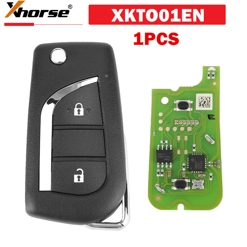 Jual XHORSE XKTO01EN Universal Remote Key for Toyota 2 Buttons for VVDI ...