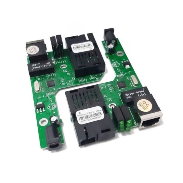 Jual PCB Board NetLINK HTB-3100 A+B Fiber Optic Media Converter ...