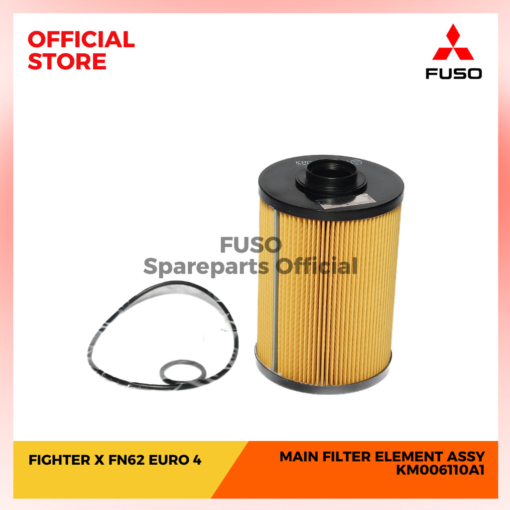 Jual Fuso Main Filter Element Assy - Filter Solar Atas Fighter X FN62 ...
