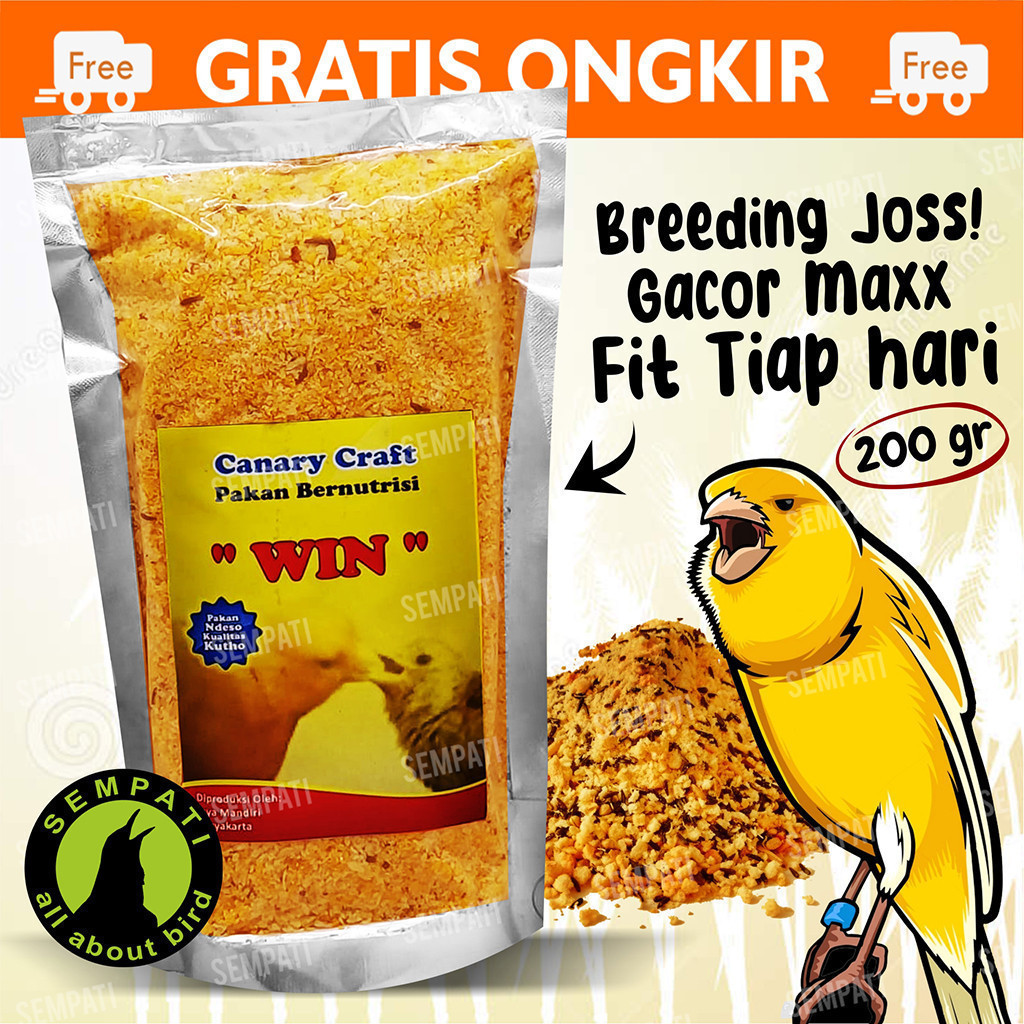 Jual SEMPATI CANARY CRAFT WIN JAYA MANDIRI PAKAN BURUNG KENARI | Shopee ...