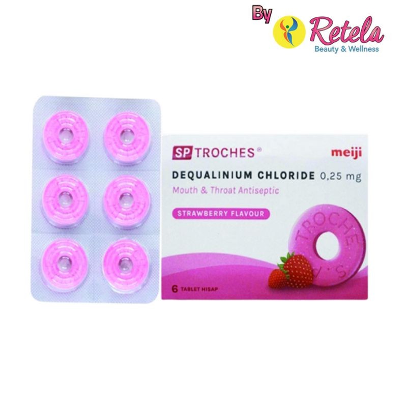 Jual SP TROCHES STRAWBERRY 1 BLISTER 6 TABLET | Shopee Indonesia