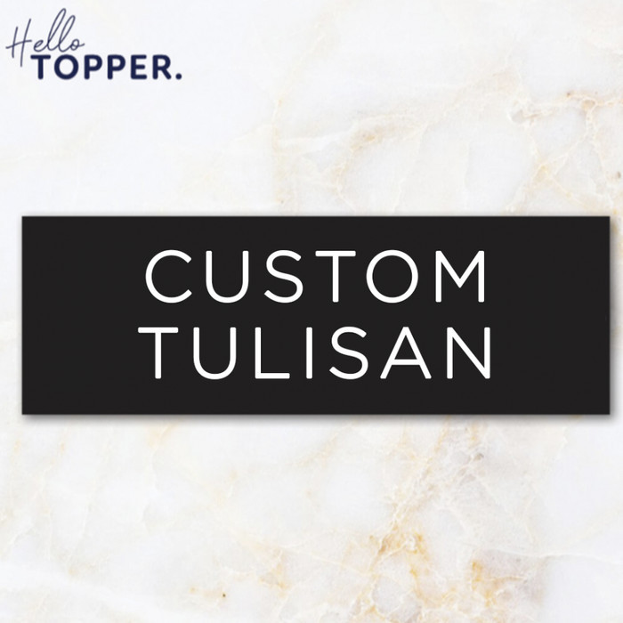 Jual Custom Sign Nama Ruangan | Custom Tulisan Sign Board Akrilik UV ...