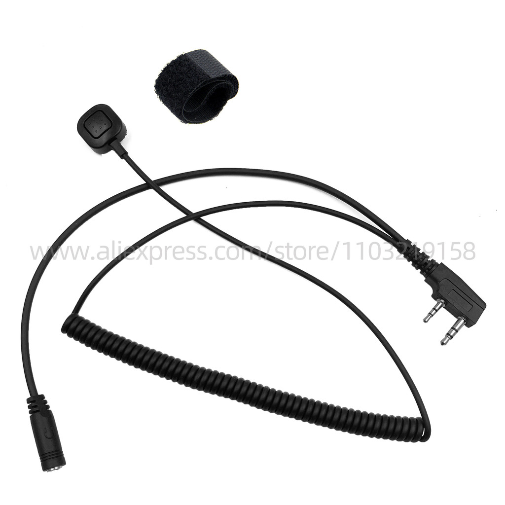 Jual BAOFENG 2 Pin With PTT to 3.5mm Walkie Talkie Earpiece Headset ...