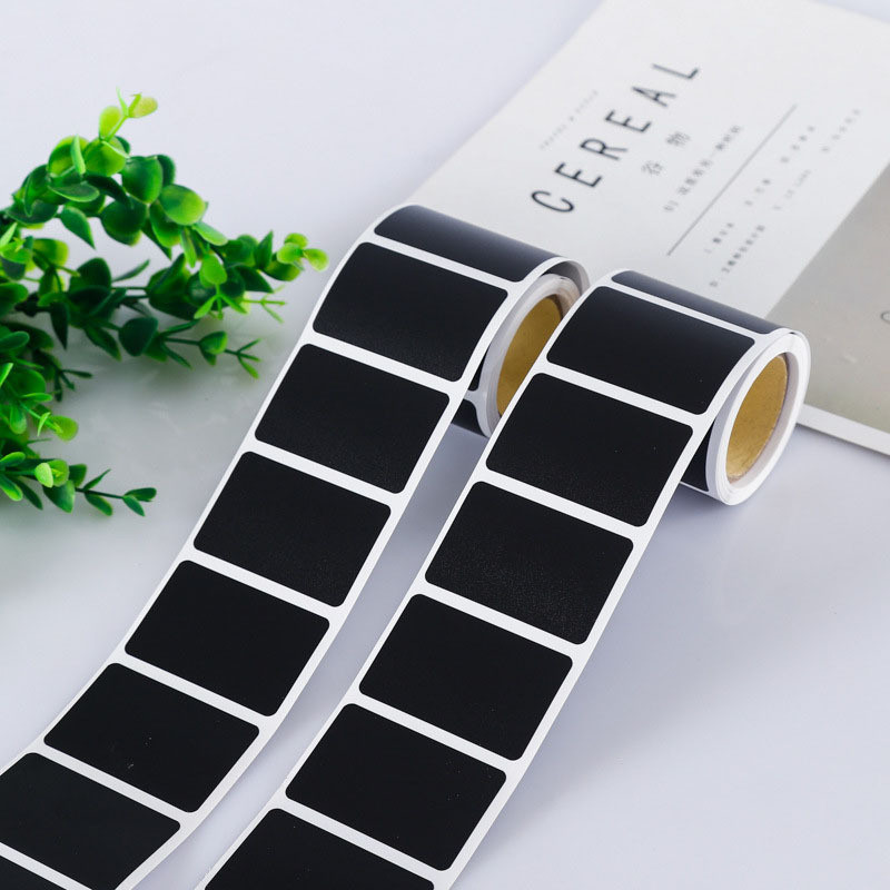 Jual 【SIAP】300pcs/roll Stiker Label Chalkboard Hitam PVC Waterproof ...