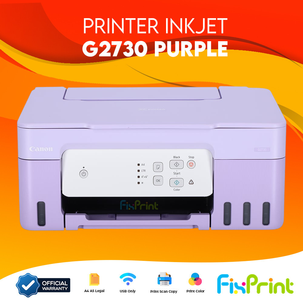 Jual Printer Canon G2730 Purple Print Scan Copy All-In-One InkTank G ...