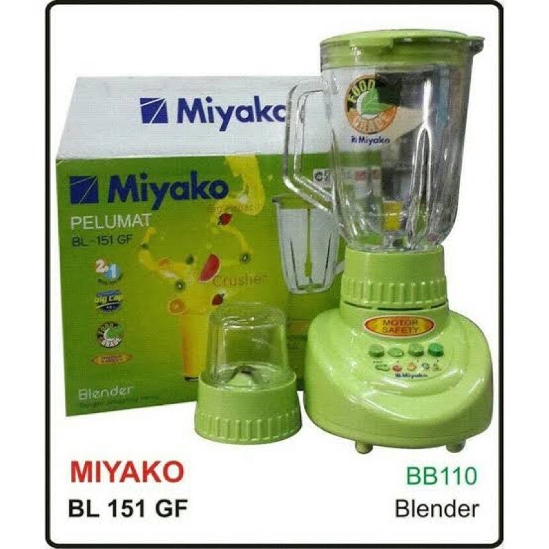 Jual blender miyako 2in1 kaca | Shopee Indonesia