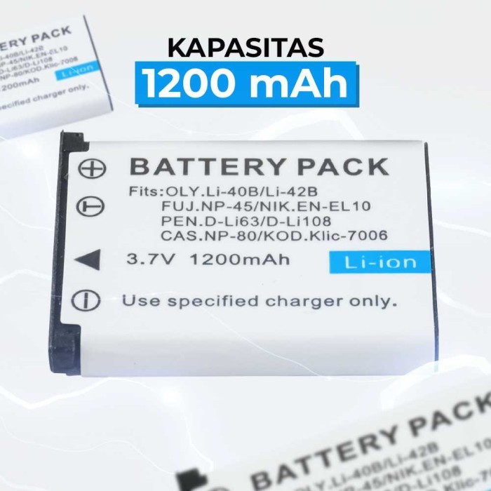 Jual Paket Charger + Baterai Nikon MH-63 for EN-EL10 Battery | Shopee Indonesia