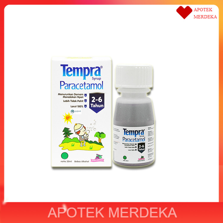 Jual Tempra Syrup 30 mL - Pereda Demam dan Nyeri Khusus Anak-anak ...