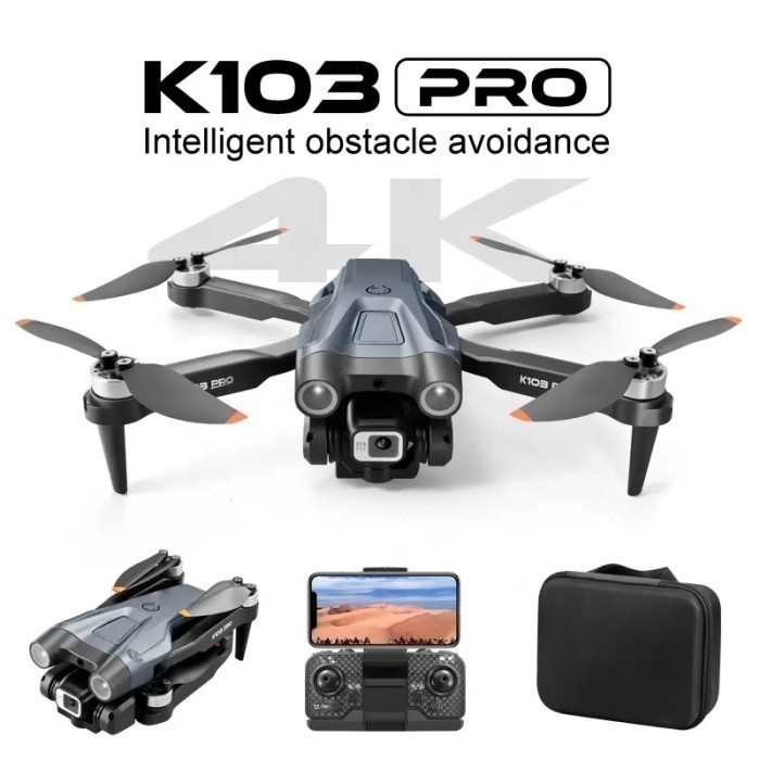 Jual EXPR - K103 PRO Drone 4K HD Wide Angle Dual Camera Obstacle ...