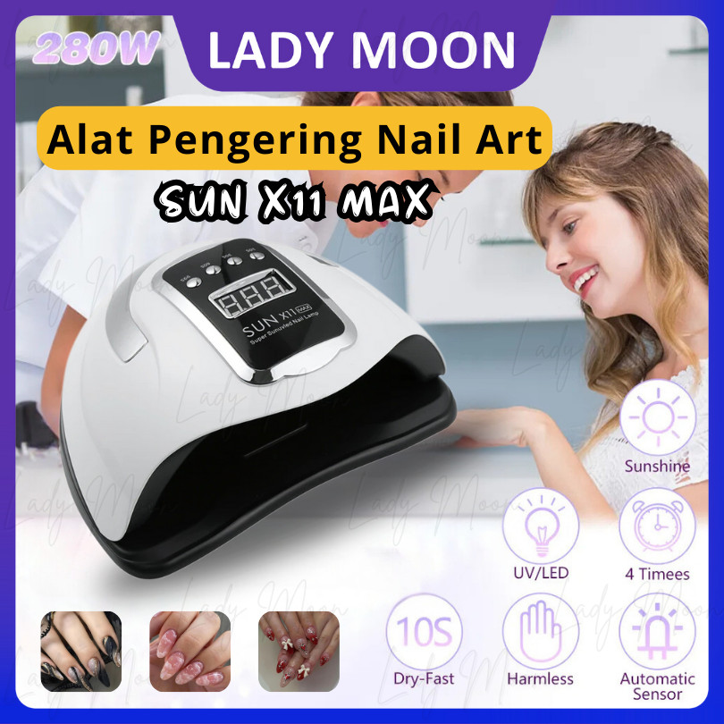 Jual Lady Moon⭐GARANSI 1 TAHUN⭐SUN X11 Max 280W 66Leds Alat Pengering ...