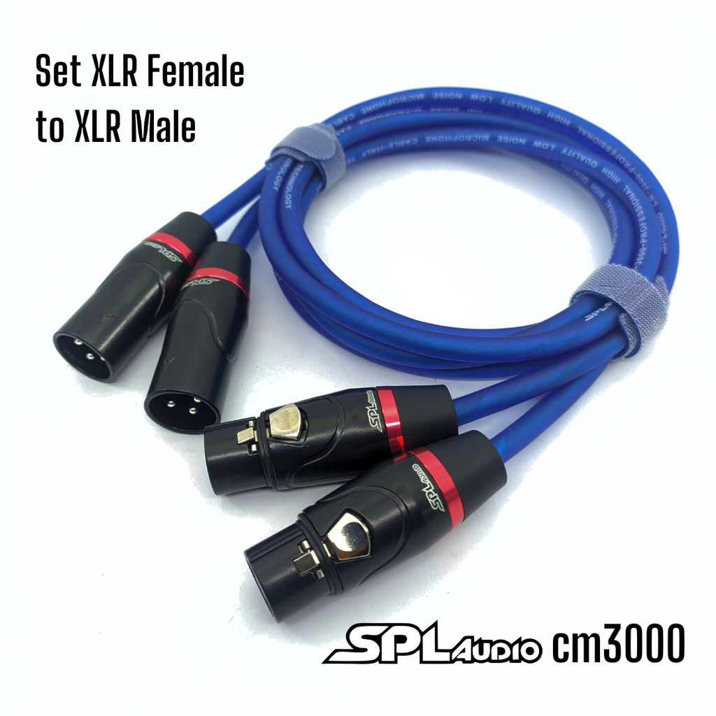 Jual Satu Set Kabel Audio Jack XLR Male XLR Female Kabel SPL Audio ...