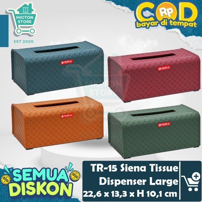 Jual BUNTON Lion Star TR-15 Siena Tissue Dispenser Large Tempat Tisu ...