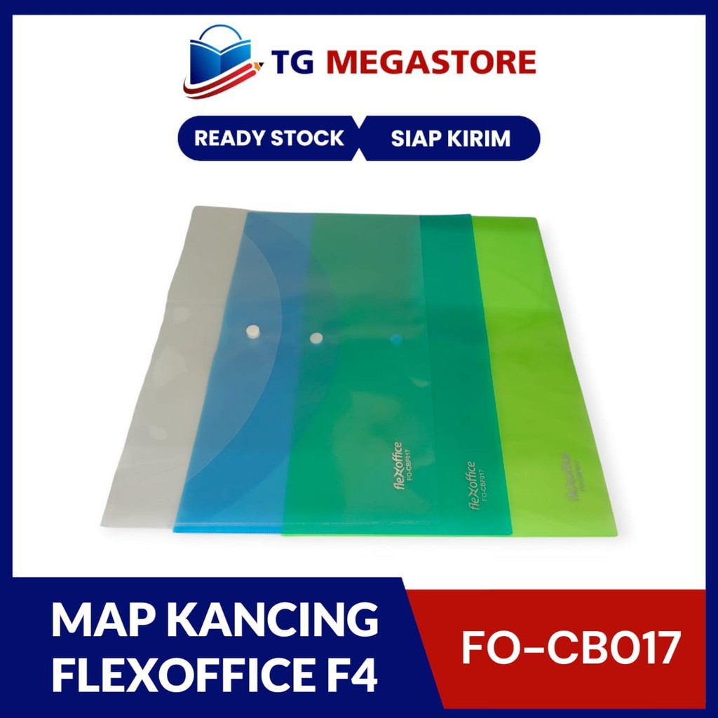 Jual Map Kancing Flexoffice F4 Warna Bening - CB017 | Shopee Indonesia