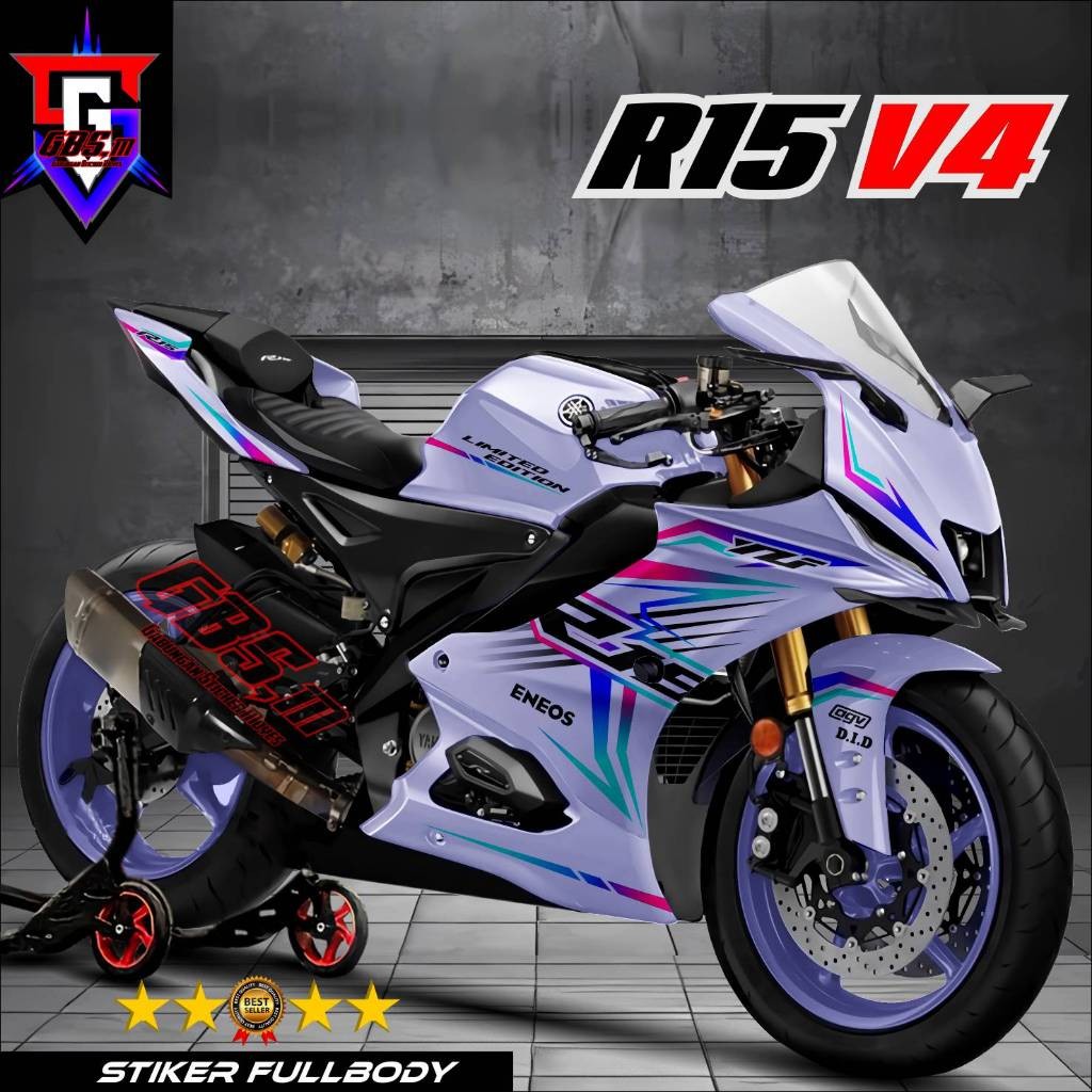 Jual Decal R15 V4 Fullbody Stiker Motor R15 V4 List Bunglon Lilac ...