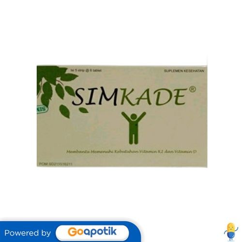 Jual Simkade Box Isi 30 Tablet | Shopee Indonesia