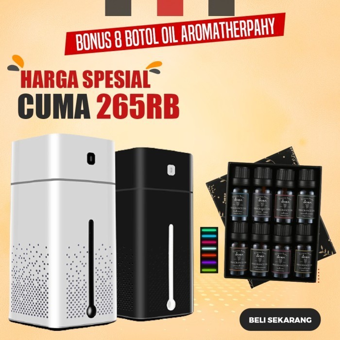 Jual Ozella air purifier Ozela alat penyejuk udara gratis 8 botol oil A ...