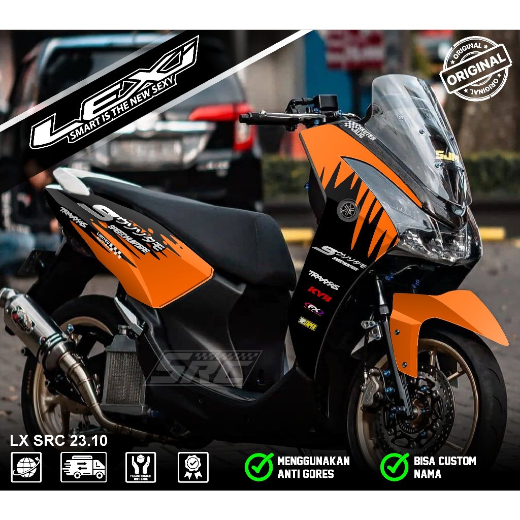 Jual Decal Sticker Full Body Yamaha LEXI 125 Stiker Yamaha LEXI 125 ...