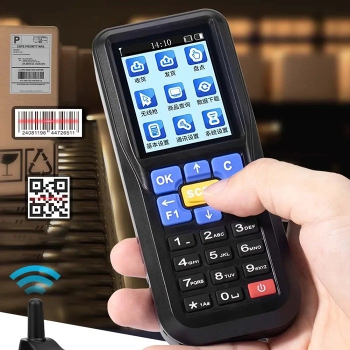 Jual Handheld Barcode Scanner Wireless 2D Data Collector Portable ...