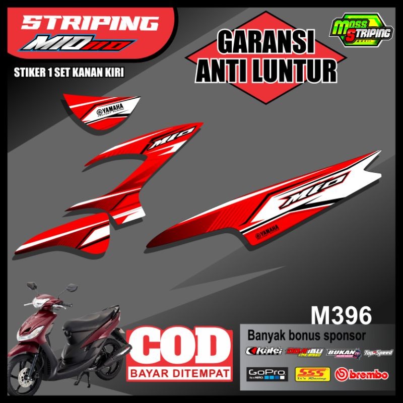 Jual Striping Mio Sporty - Sticker Setiker Stiker Motor Yamaha Mio ...