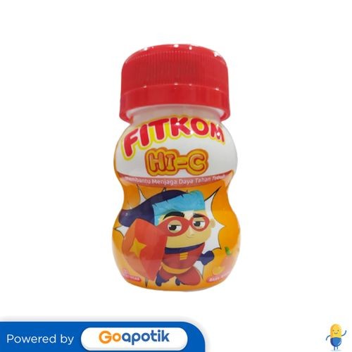 Jual Fitkom Hi-C Rasa Jeruk 21 Tablet Botol | Shopee Indonesia