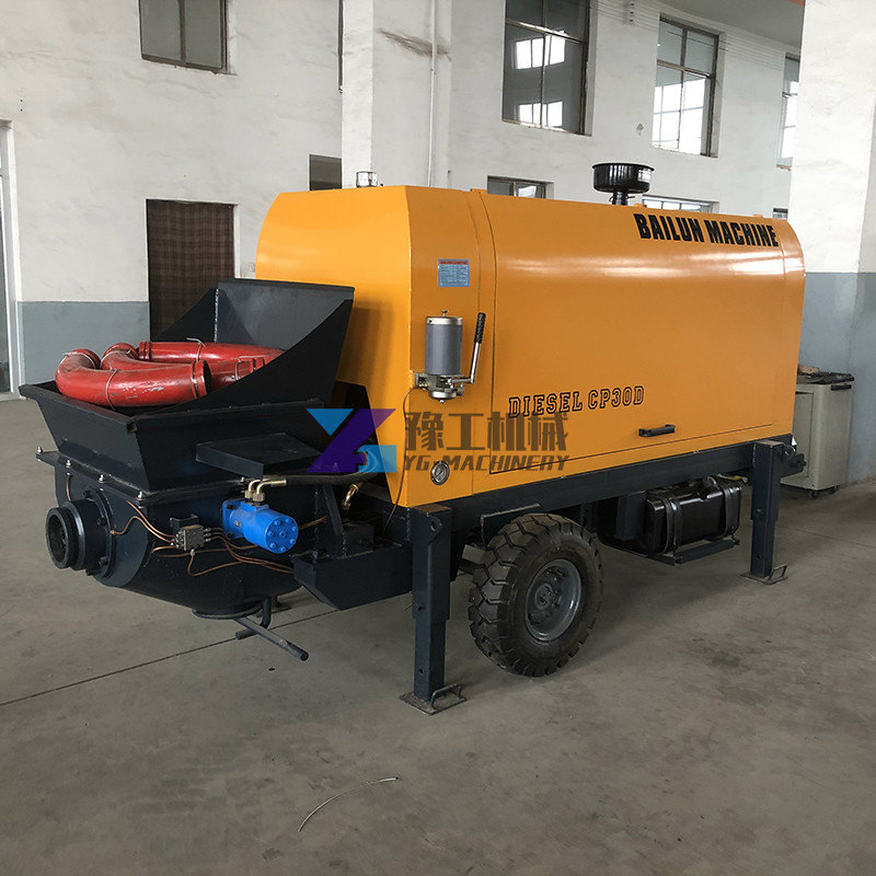 Jual Mini Secondary Structure Column Diesel Pump Concrete Pump Concrete ...