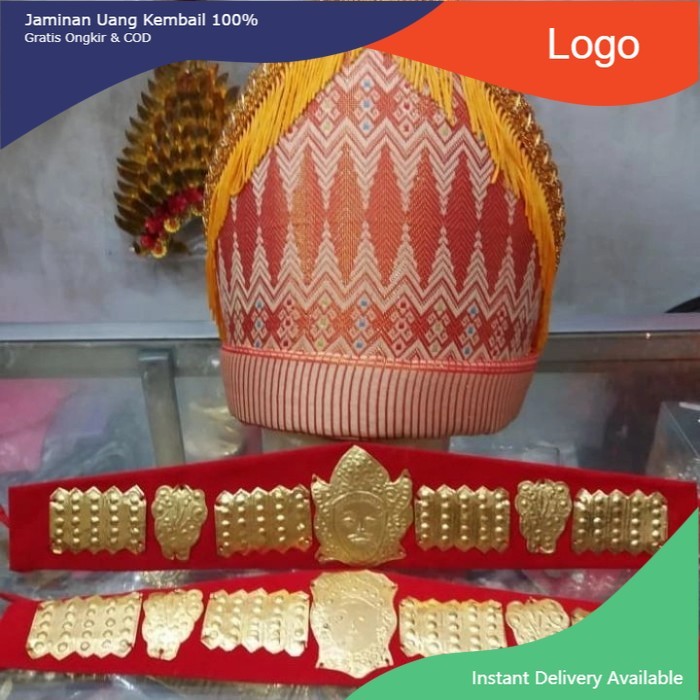 Jual LARIS Aksesoris kepala adat batak toba // Ikat kepala adat batak ...