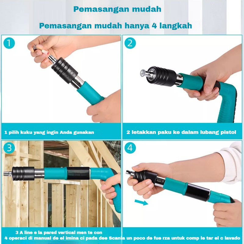 Jual NewMaklta Nail Gun Fastening Gun Ramset Gun Alat Paku Tembak Paku ...