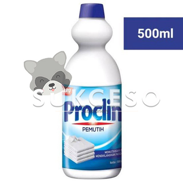 Jual Proclin Deterjen Cairan Pemutih Pakaian Botol Ukuran 500ml ...