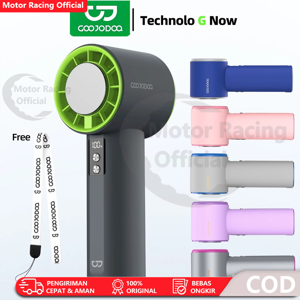 Jual GOOJODOQ GFS006 High-Speed Fan Portable HandHeld Fan Semi ...