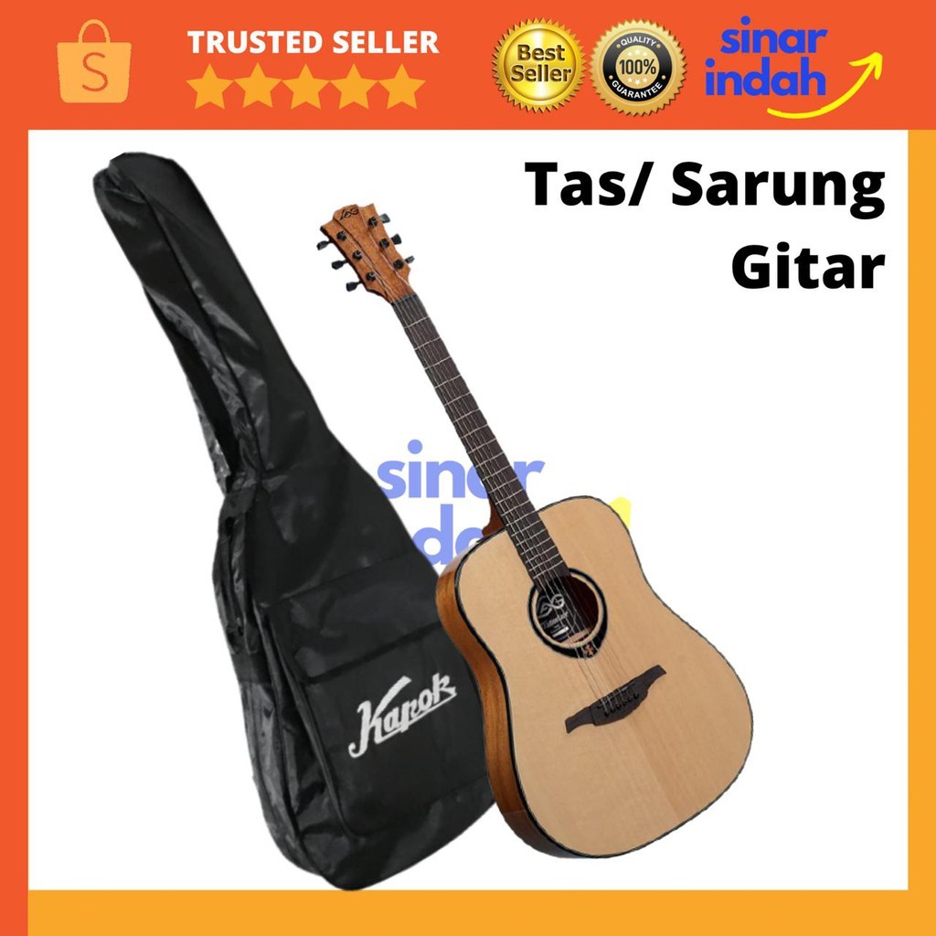 Jual OBRAL/ Tas Gitar Akustik Sarung Gitar Akustik Standart 38 inch ...